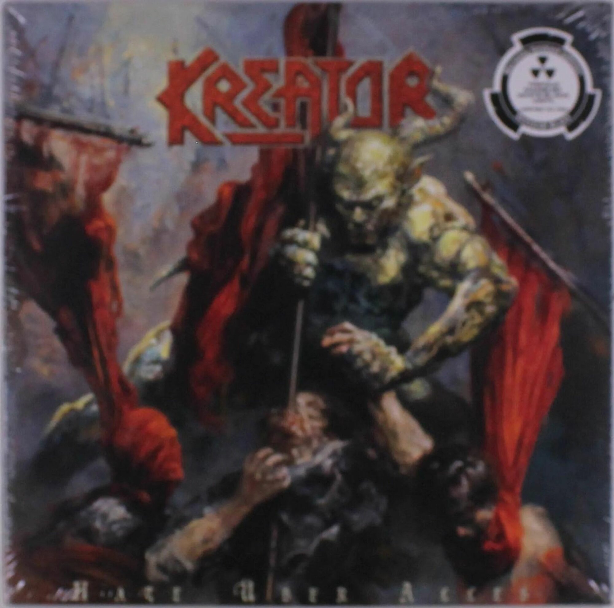 Виниловая пластинка Kreator - Hate Uber Alles (2LP, Черно-белый мраморный винил) 2022