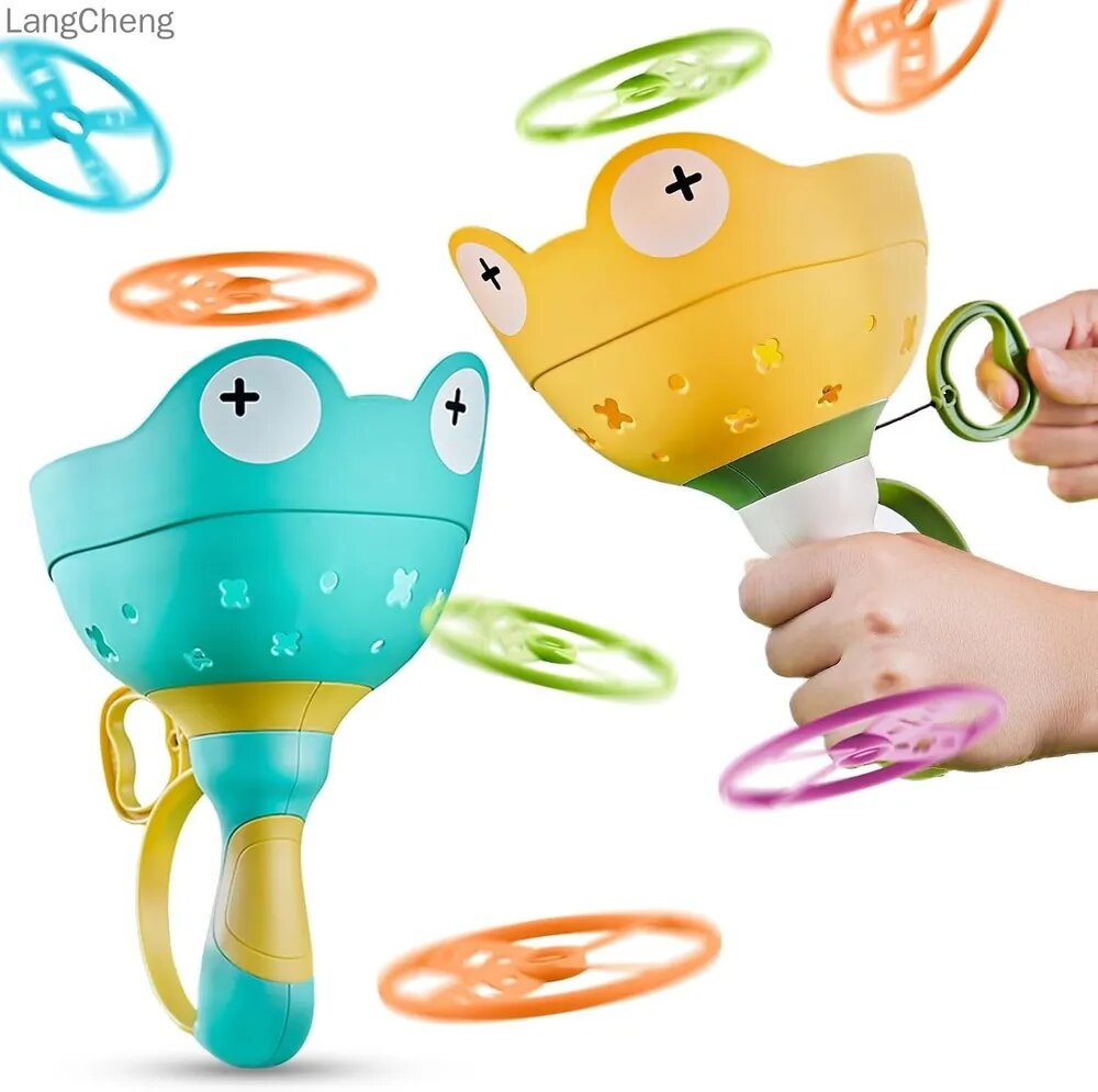 Ручная игра для детей 3-7 лет в погоню за игрушками, пластик, зеленый/желтый