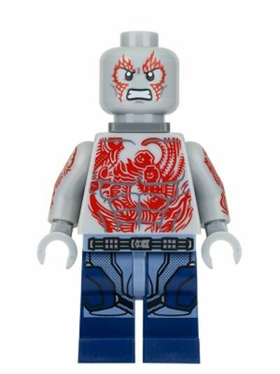 Минифигурка Lego sh0387 Drax - Dark Blue Legs, Jet Pack