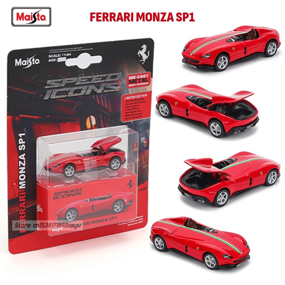 Maisto Феррари SF90 SP1 Ламборгини 37 металлическая модель автомобиля 1:64 1-64 SP11
