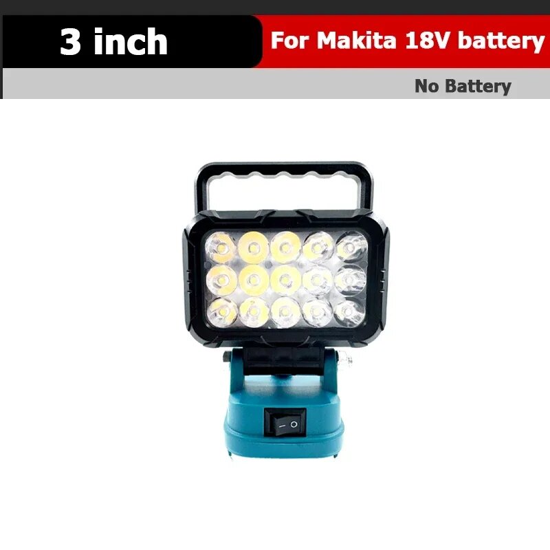 Портативный светодиодный фонарь для Makita, 18В