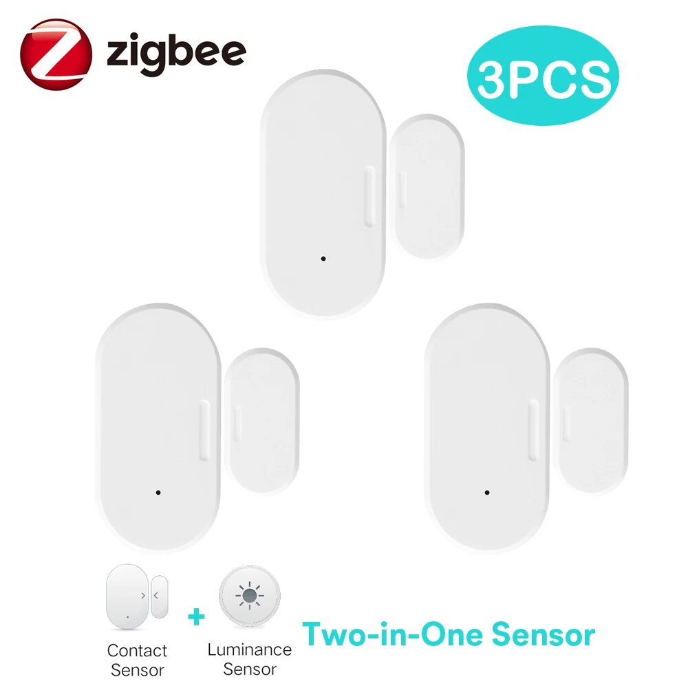 CUSAM ZG-102ZL Датчик открытия/закрытия дверей и окон 2 in 1 Sensor 3pcs