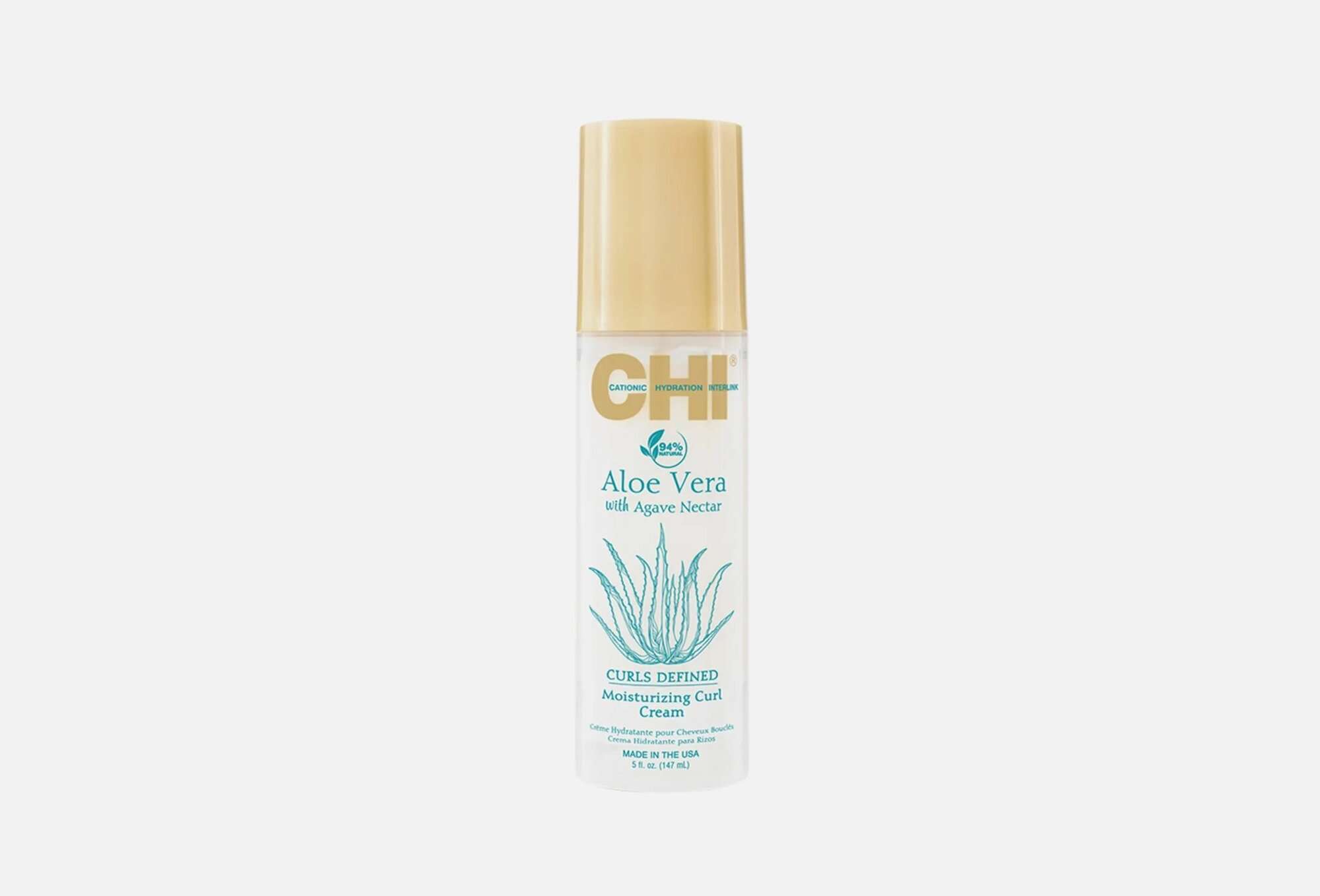 CHI - Aloe Vera Curls Defined Moisturizing Curl Cream Увлажняющий крем для вьющихся волос 147 мл