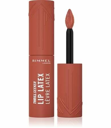 Губная помада Rimmel Thrill Seeker Lip Latex, оттенок 250 honey bun, 6 мл