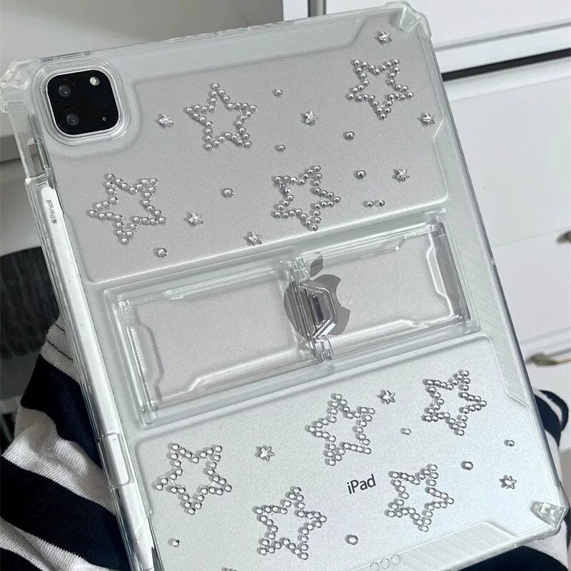 Чехол с 3D-рисунком в виде звезды, подходящий для Apple, Samsung, Huawei, Xiaomi, защитный чехол для iPad Pro 2025 с