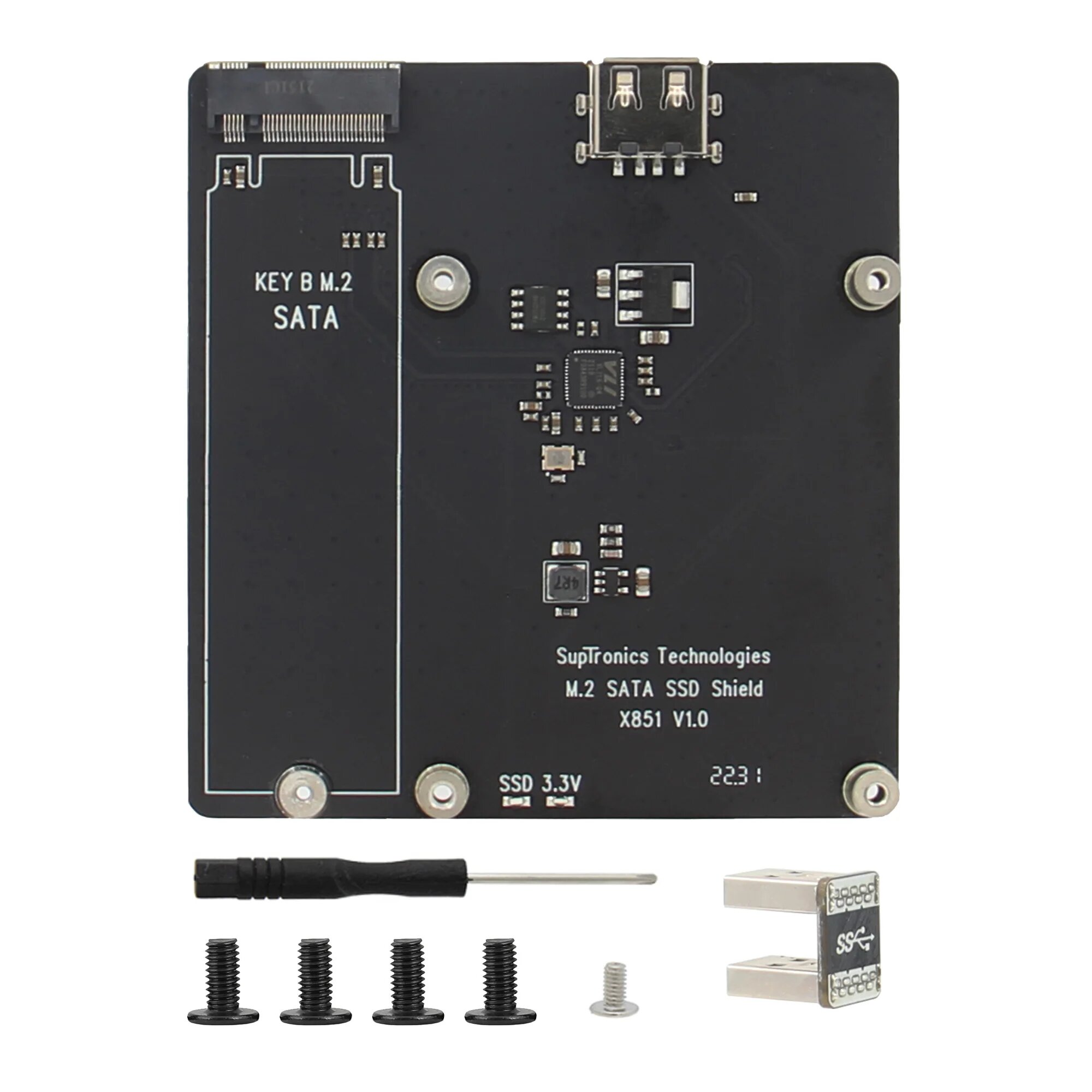 Geekbord X851 shield для Raspberry Pi 3+ / 3