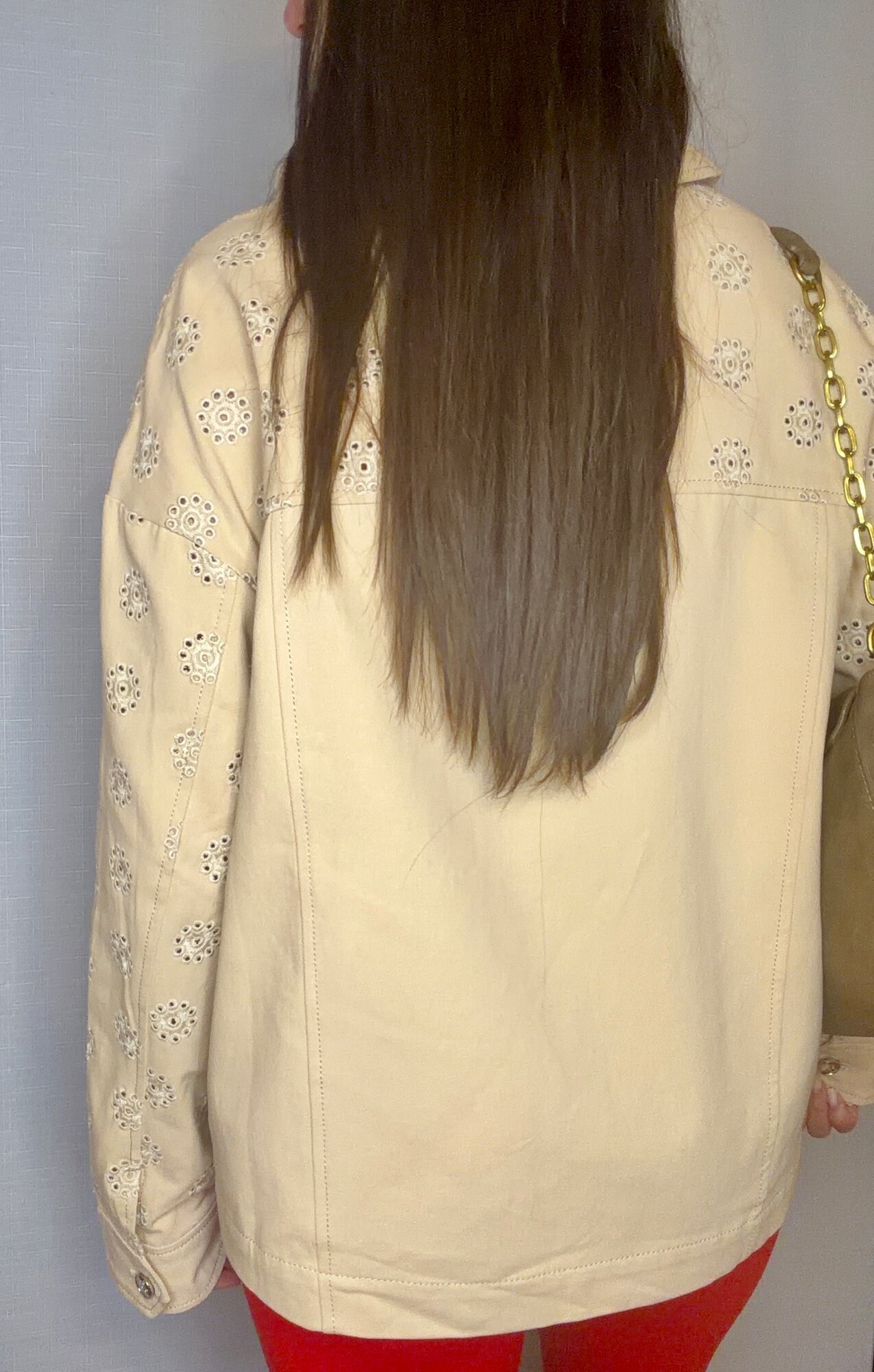 Куртка джинсовая , размер 54, light beige — фото 1