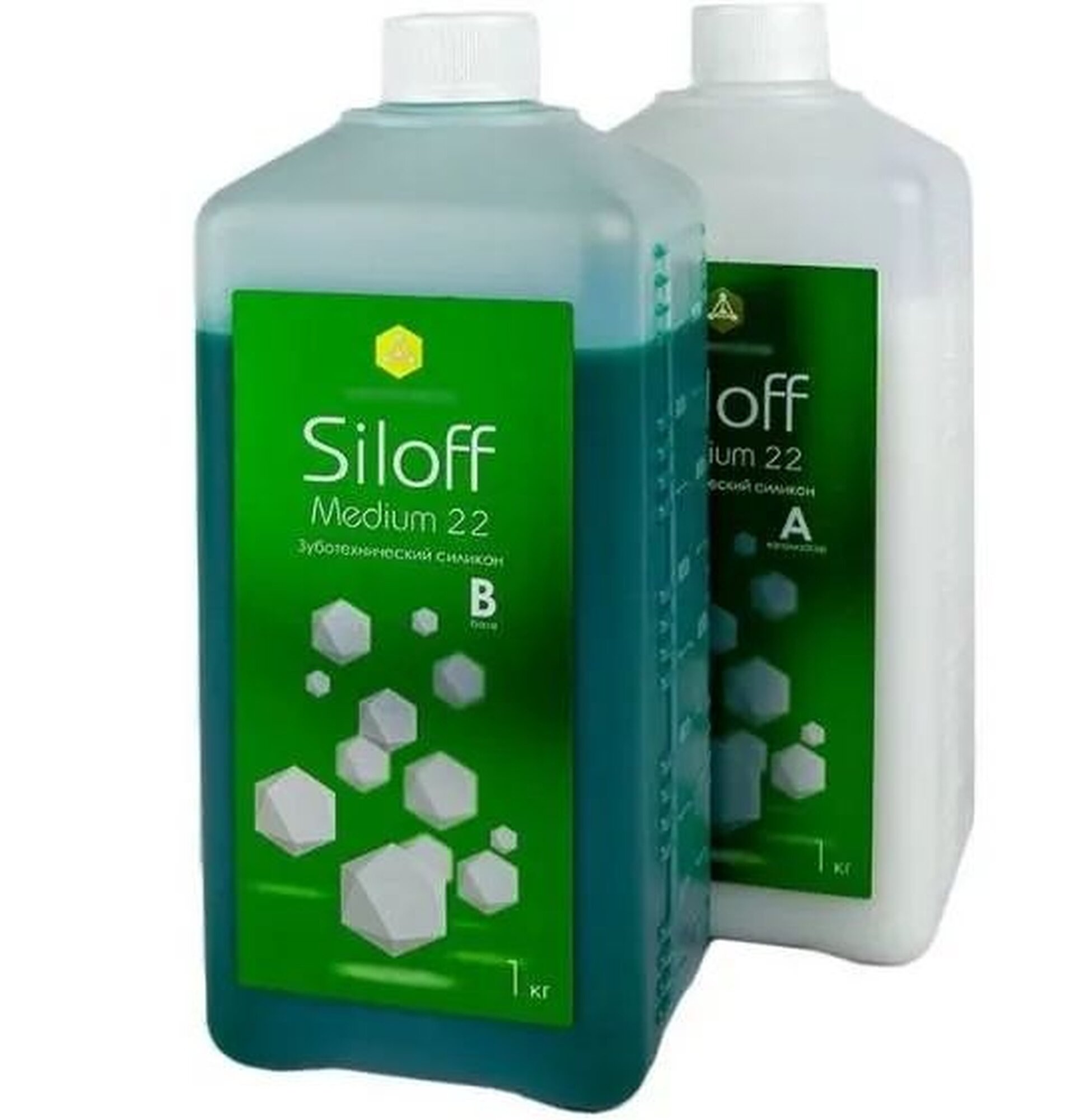 Силофф 22 (Siloff Medium 22), силикон для дублирования моделей, 1л база+1л кат, КрасТехноМед / Россия