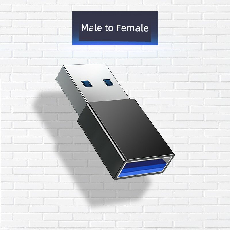 Кабель для передачи данных с двумя портами USB 2.0/3.0, штекер-штекер/штекер-гнездо, кабель-адаптер с двумя штекерами,