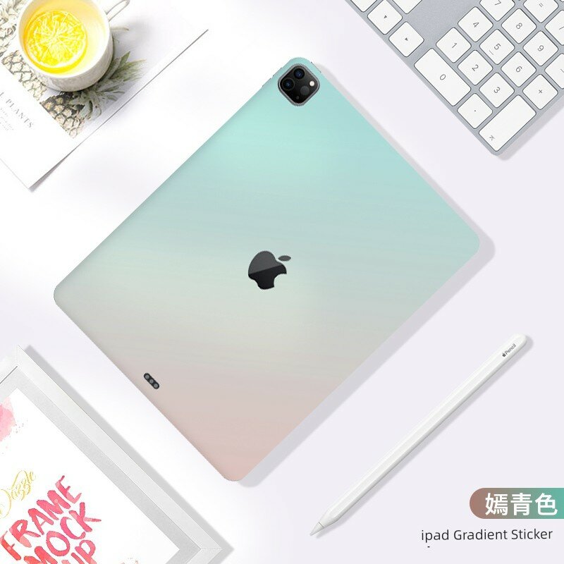 IPad Air 2025 11 дюймов Защитная пленка с полным покрытием и рамкой, цвет Азур