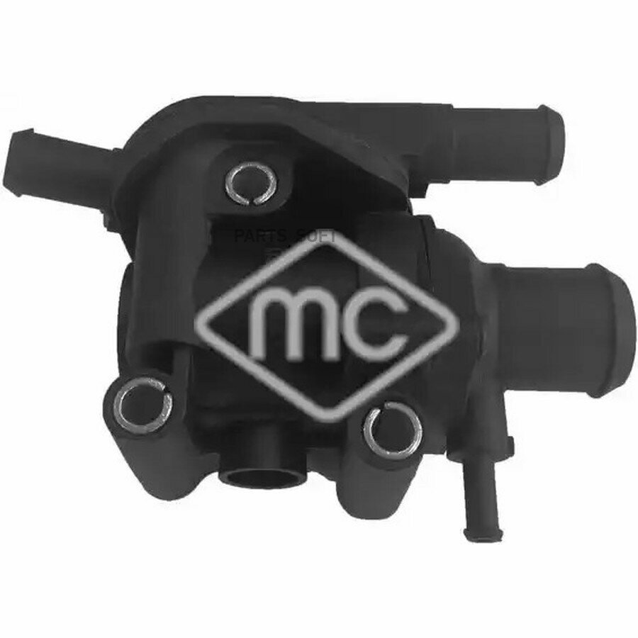 Корпус термостата FORD FOCUS I (1998-2005)/ MAVERICK II (2000-2010)/ TOURNEO (2002-2013) METALCAUCHO 03842