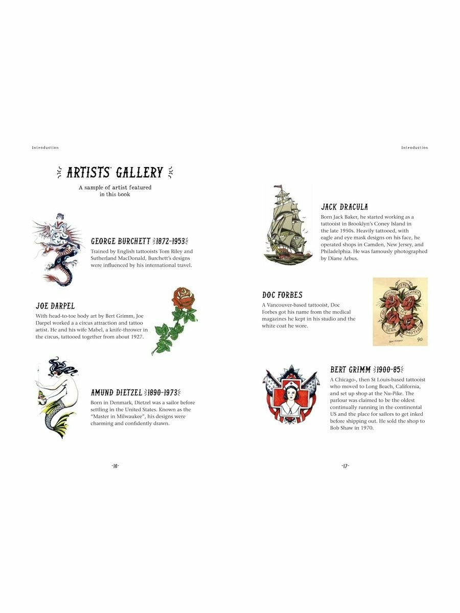 Книга Carlton Books "Vintage Tattoos", 512 стр, твердая обложка, 2022 г — фото 1