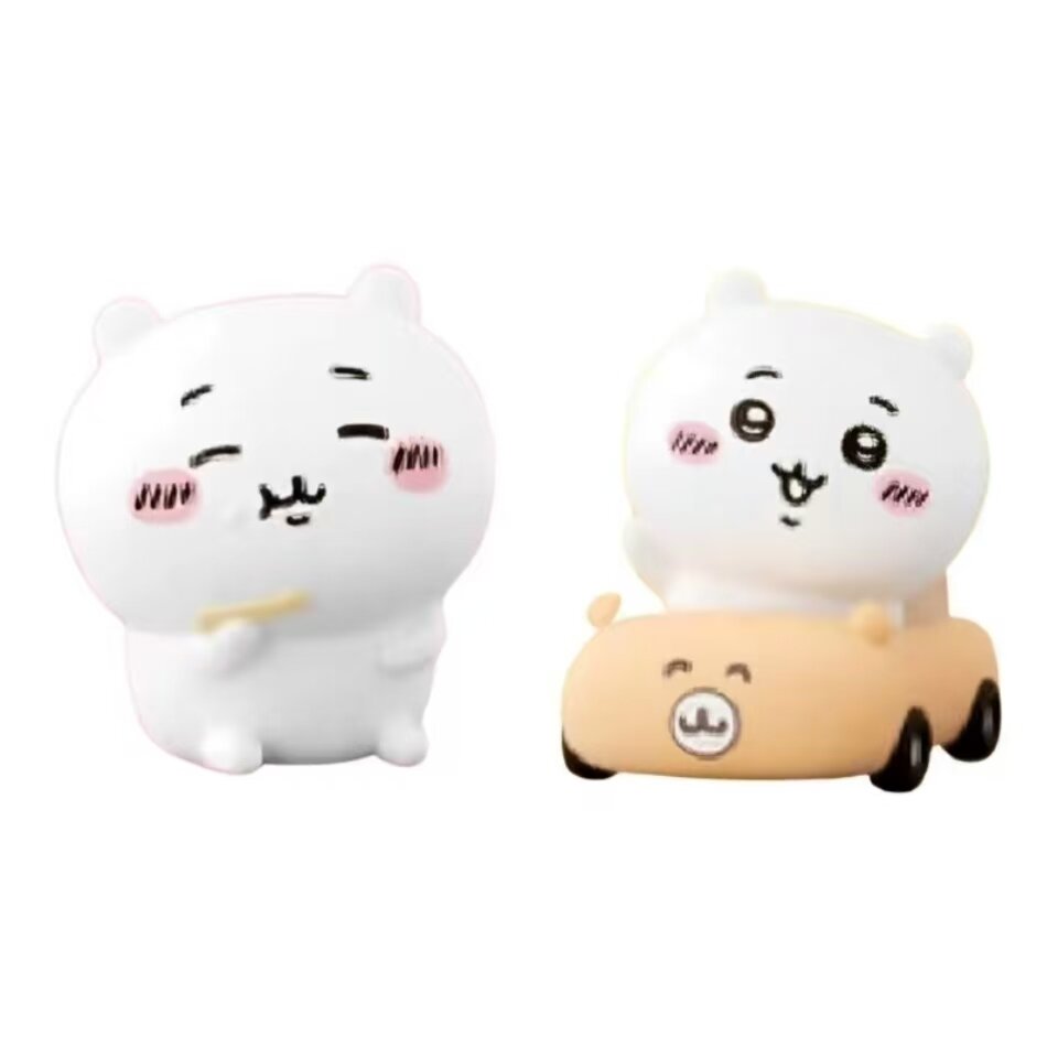 Коллекционные коробки-сюрприз унисекс BANDAI Chiikawa Umaibo 3rd, Chiikawa, Eating+Car (No Gum Edition)