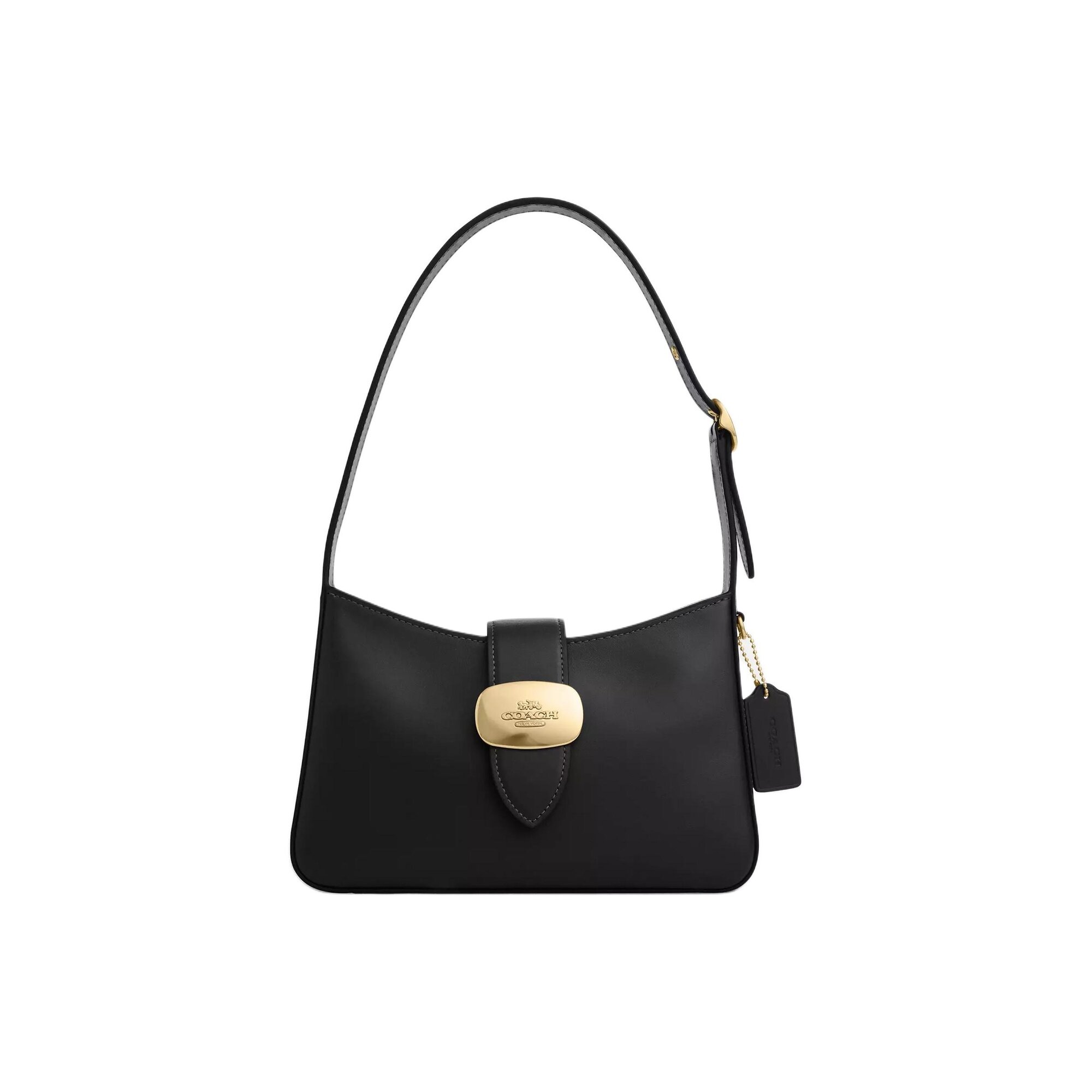 Сумка Coach Eliza, фактура матовая, черный — фото 1