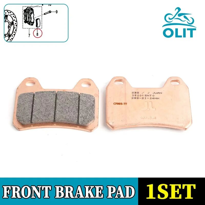 Передняя тормозная колодка CFMOTO 450MT, цвет: Front brake pad