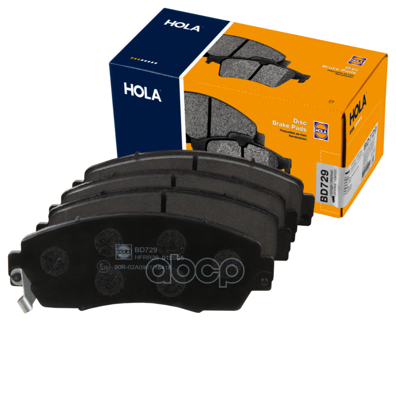 Тормозные колодки дисковые передние HOLA арт. BD729