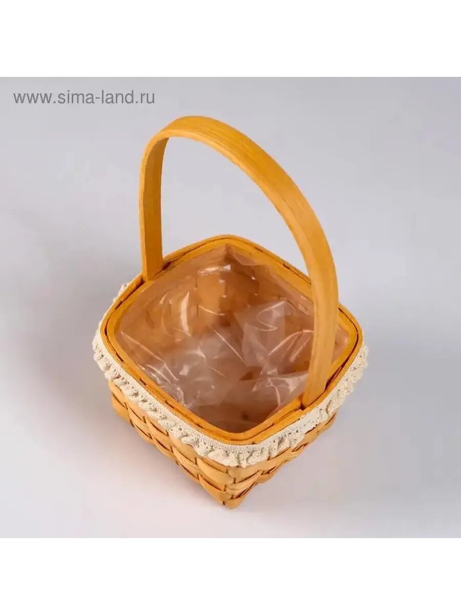 Эко-плетёная корзина для подарков и уюта
