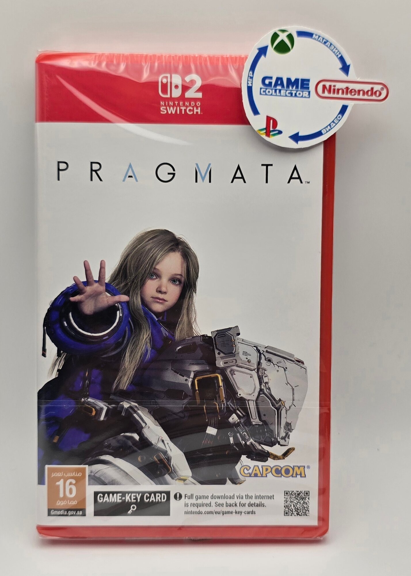 Игра Pragmata Nintendo Switch 2 на картридже полностью на русском языке