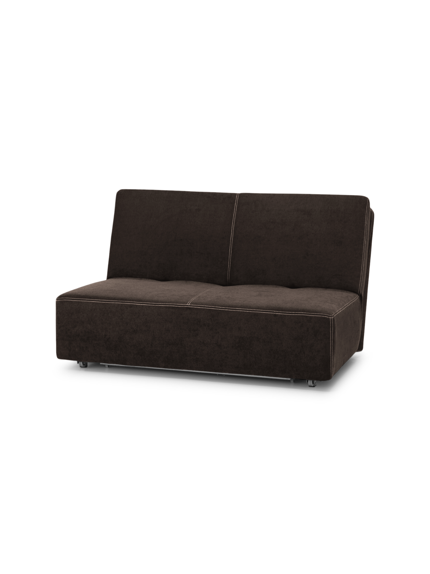 Диван Лорт Velutto 24 NOW 122x100x86 см, коричневый Велютто, аккордеон Фиеста
