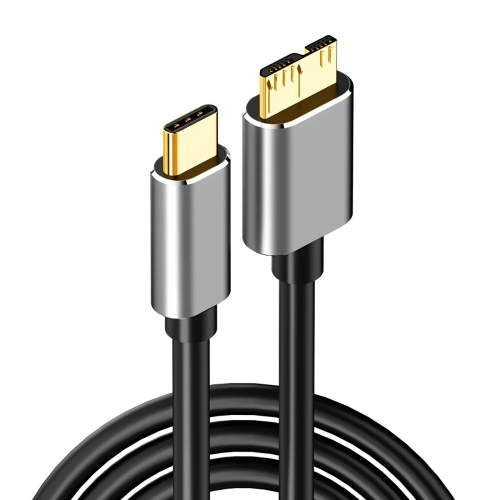 Кабель Micro B USB C 3.0 типа C к USB 3.0 Кабель Micro B Разъем 5 Гбит/с Кабель внешнего жесткого диска для жесткого диска Компьютер