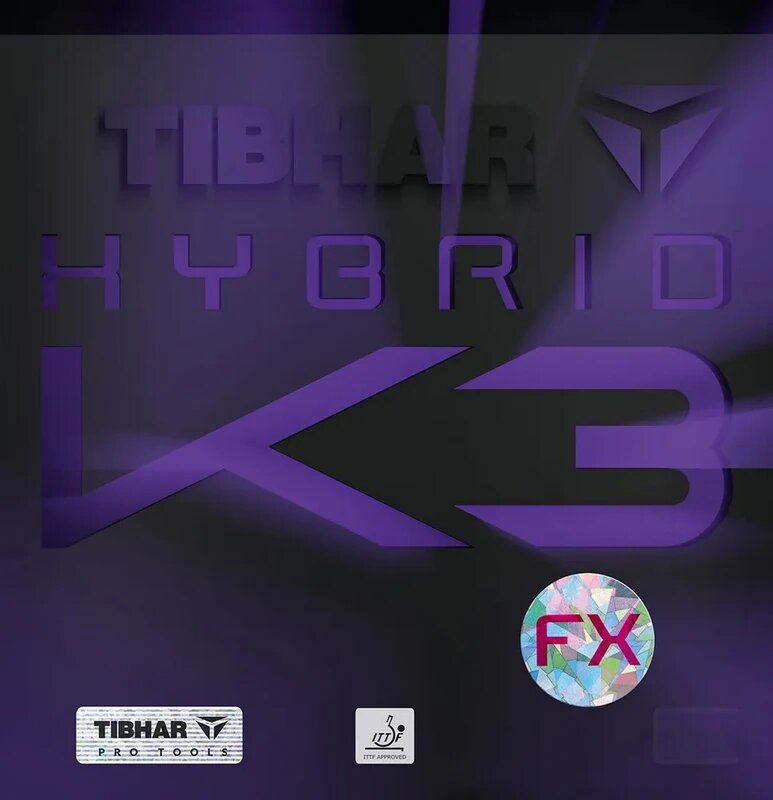 TIBHAR HYBRID K3 VIP резина для настольного тенниса K3 FX Max Black