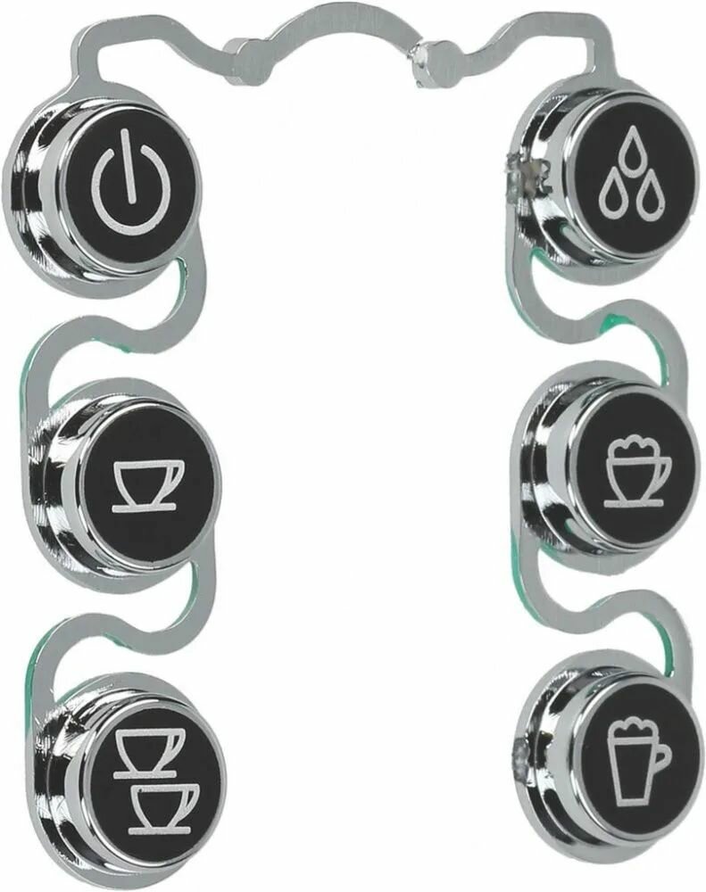 5913212341 Панель 6 кнопок DELONGHI EC850, EC860.