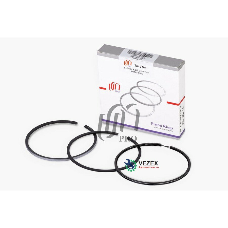 UMPRO PR1682000 кольца поршневые! STD\ BMW Е46/Е39/Е53/Е38 М57 98>