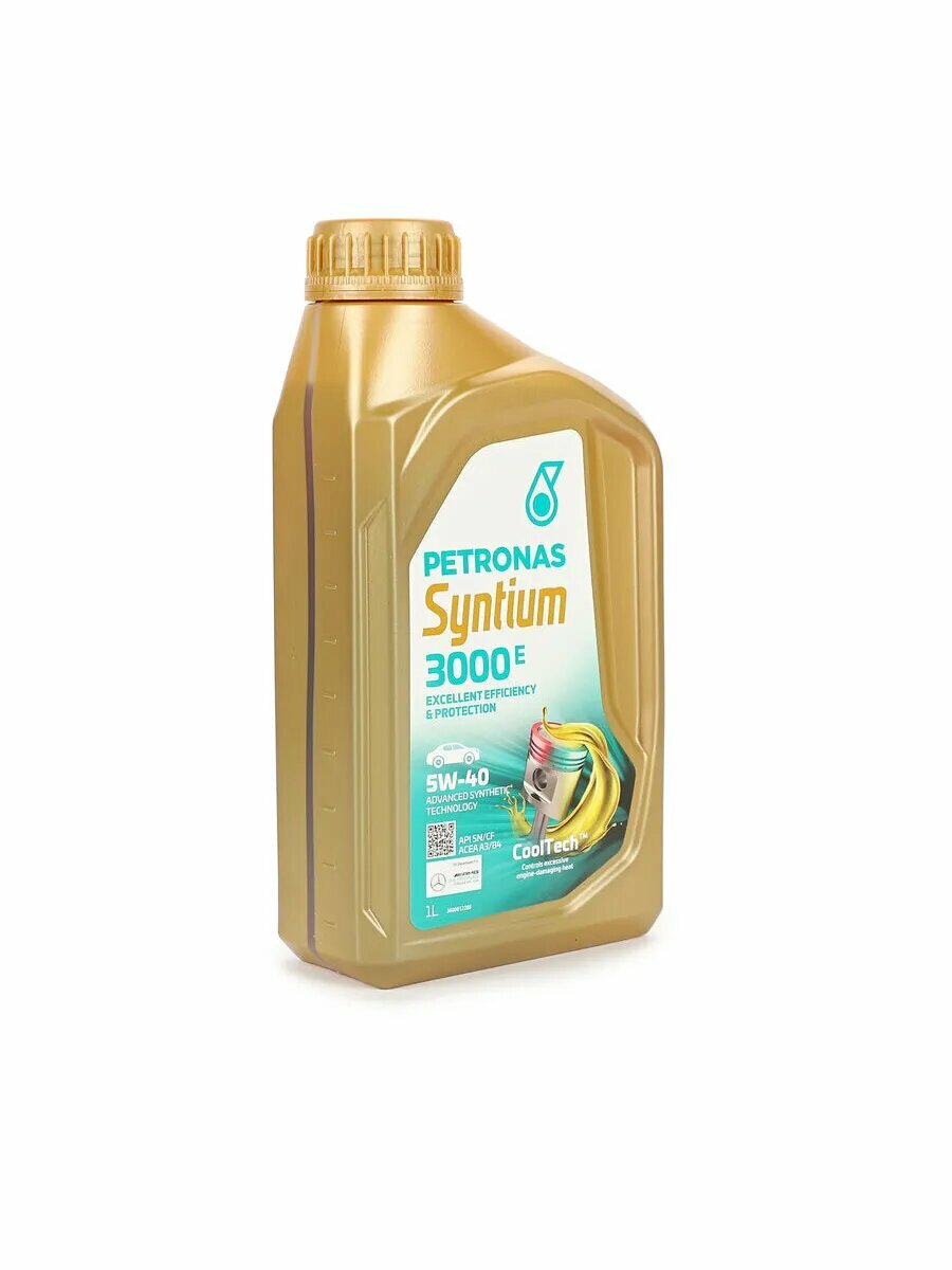 Масло моторное petronas 3000 e 5w40 синт.1л syntium