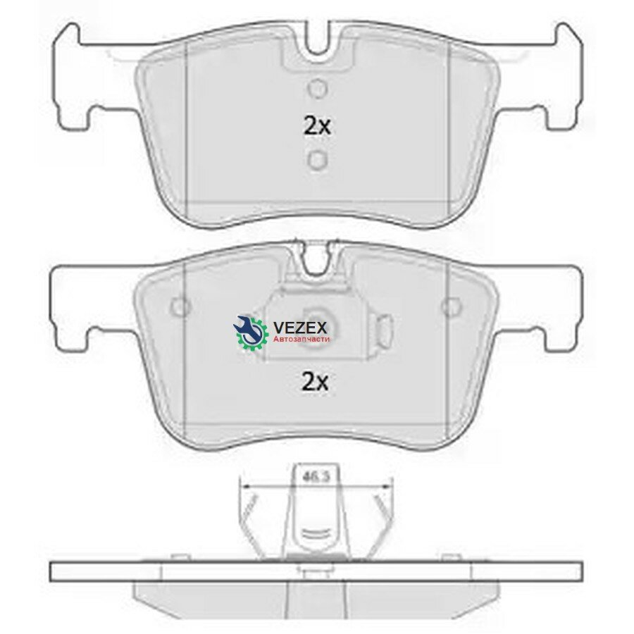 FREMAX FBP1873 колодки дисковые передние!\ BMW F20/F21 1.6-1.8i/2.0D 11>