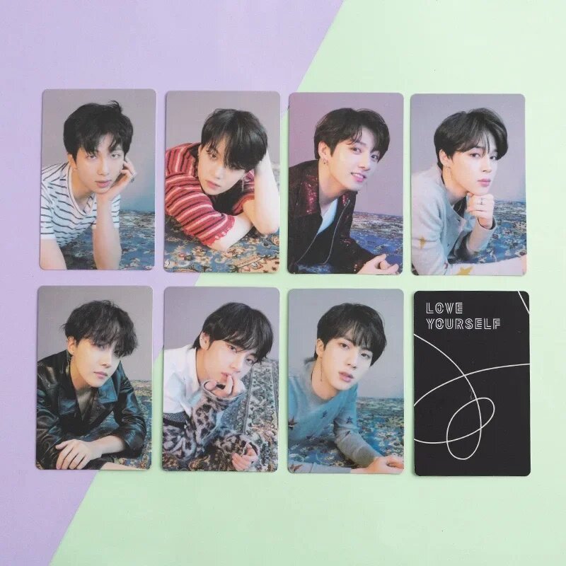 Kpop Lomo Карты BTS Love Yourself, Белый