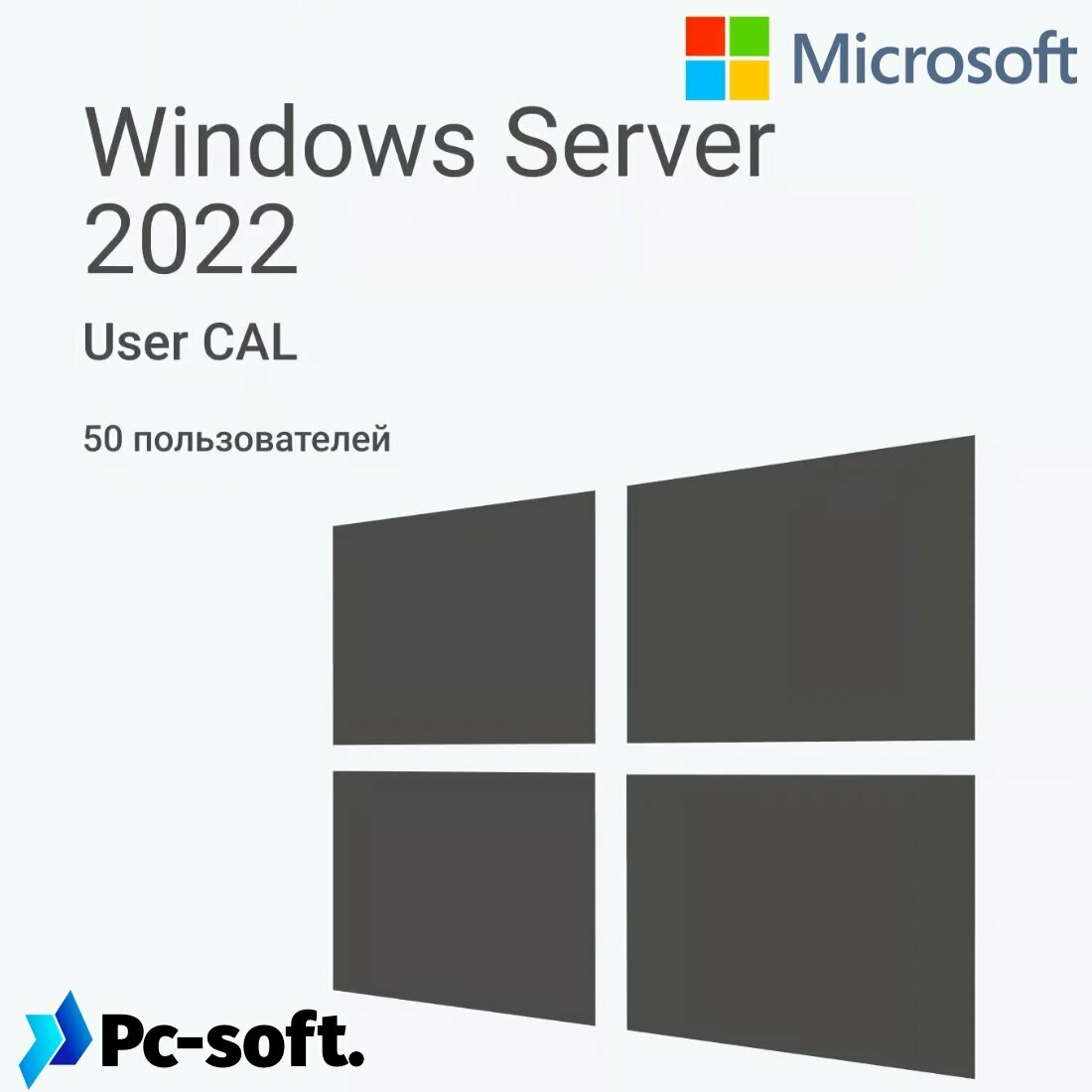 Microsoft Windows Server 2022 RDS 50 User CAL, набор клиентских лицензий