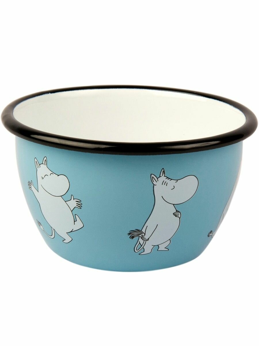 Moomin Retro Пиала эмалированная, Муми-тролль, 600мл