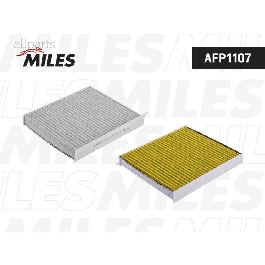 MILES AFP1107 Фильтр салонный Haval F7 (18-)/F7x (19-)/Jolion (21-)/Dargo (22-) CrystalAir