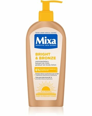 Автозагар Mixa Bright & Bronze, 250 мл