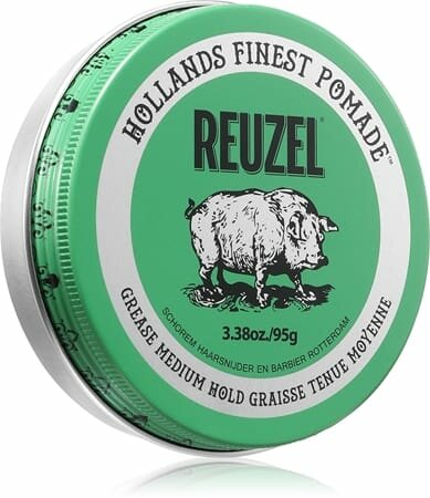 Помада для волос Reuzel Green Grease Medium Hold, 95 г