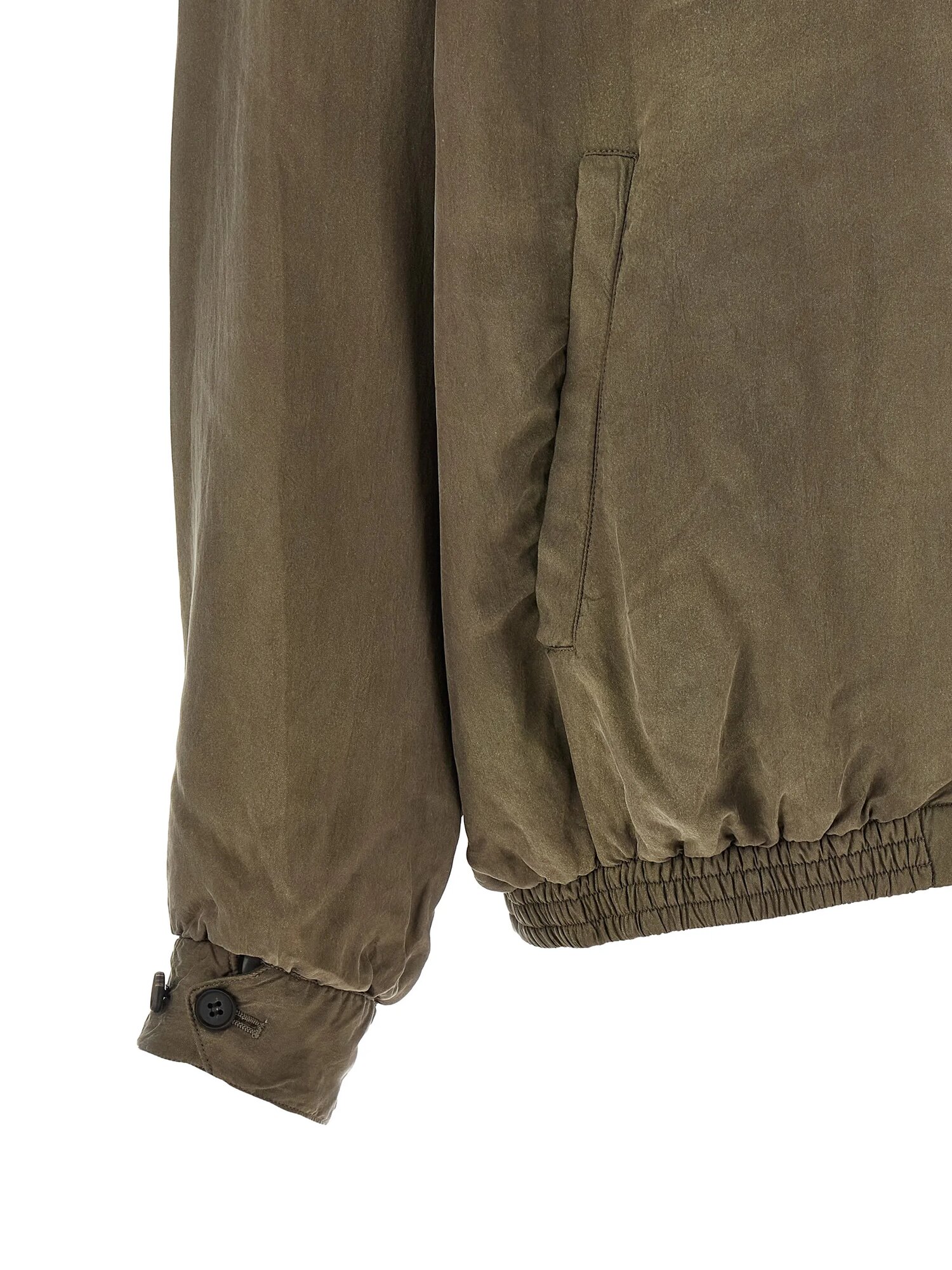 Куртка Stein High-neck zip-up bomber jacket, размер S, brown — фото 1