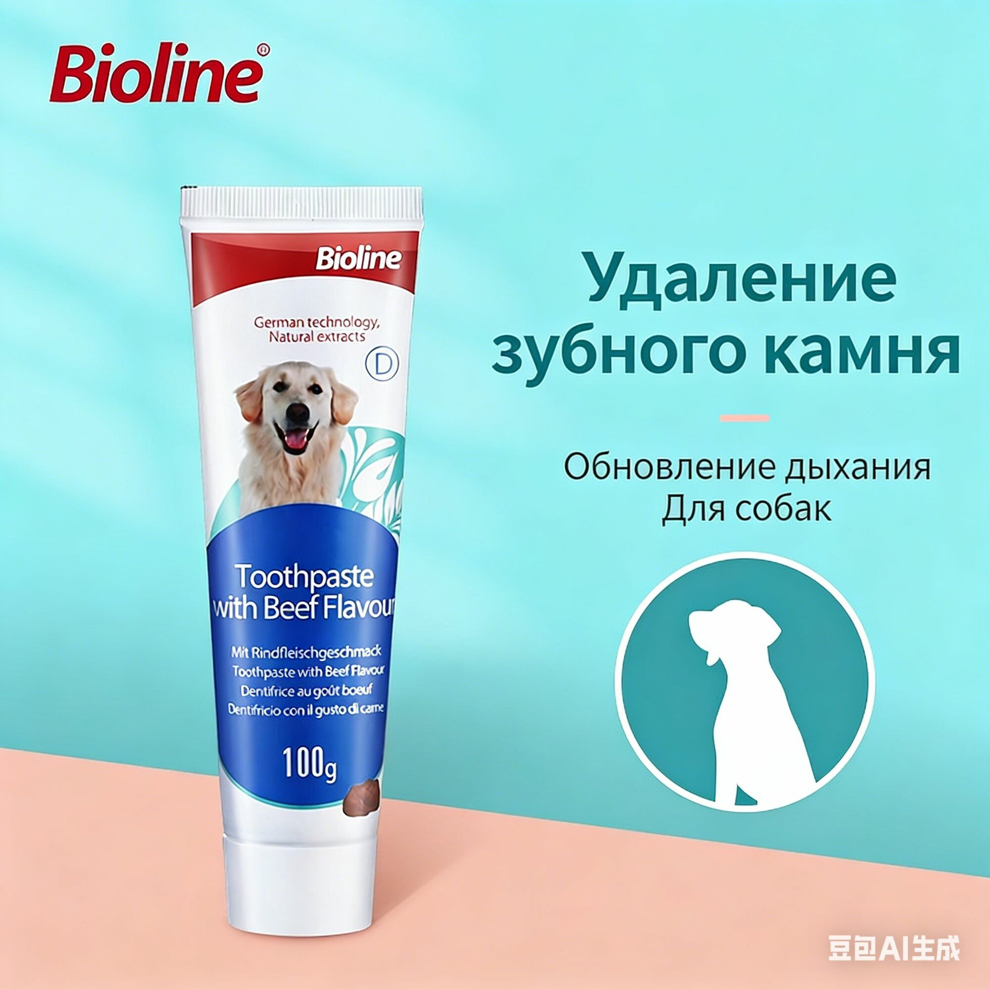 Оптовая продажа зубной пасты для собак Bioline, зубная паста для собак от производителя, прямые поставки через г