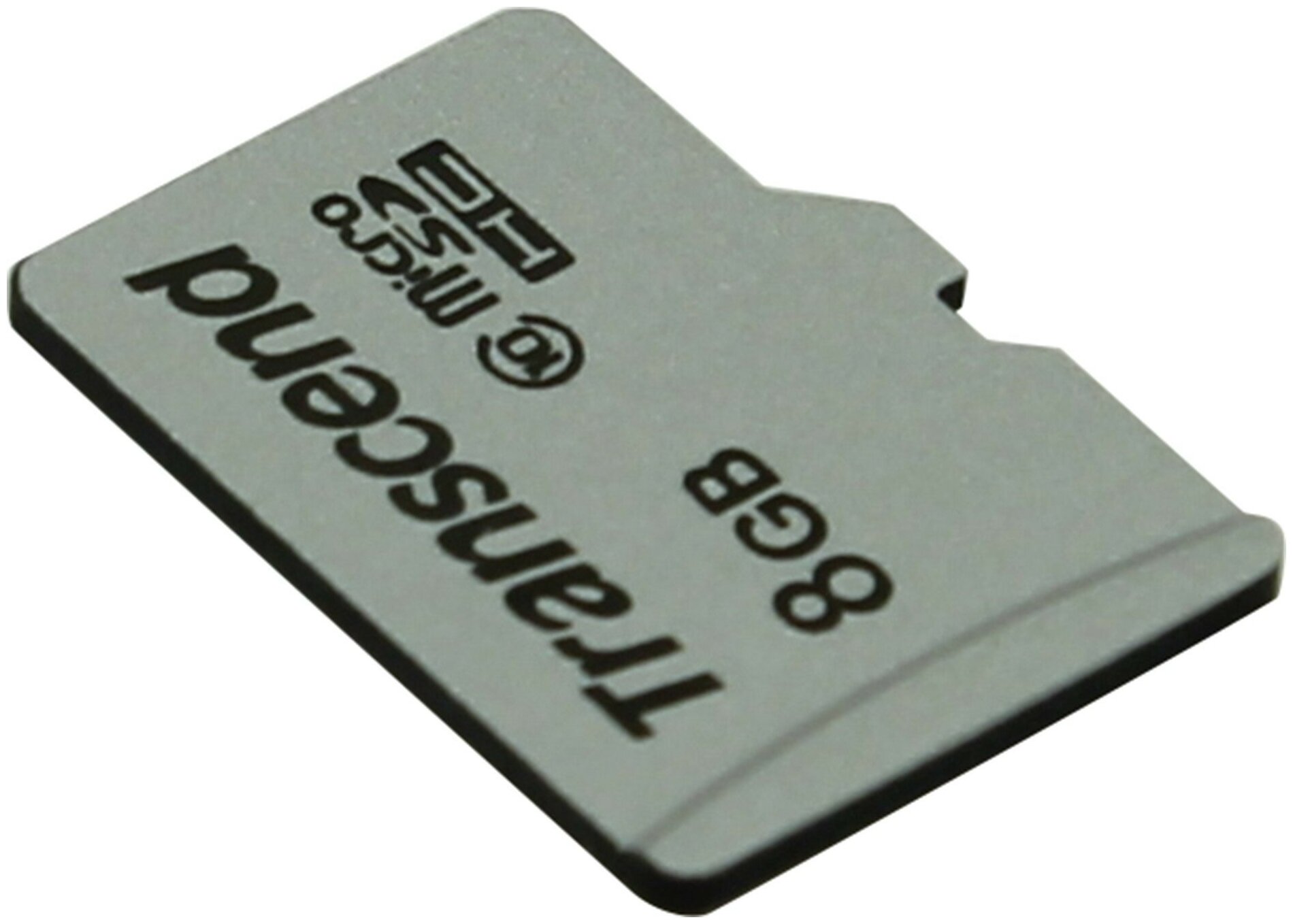 Карта памяти Transcend microSDHC 8 ГБ Class 10, V10, A1, UHS-I U1, R/W 20/10 МБ/с, 1 шт, черный