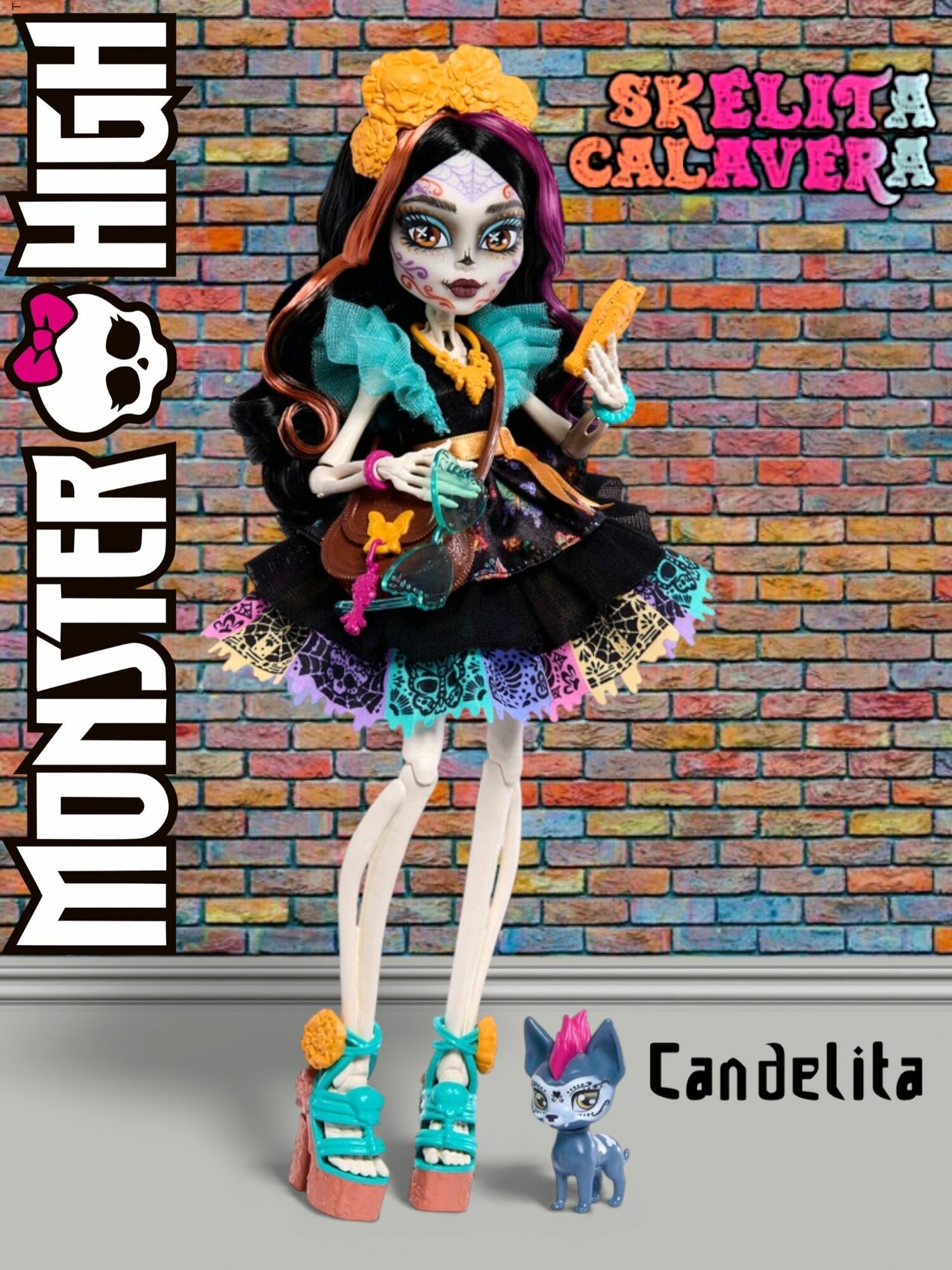 Кукла Monster High Skelita Calaveras G3 - Монстер Хай Скелита JHK34