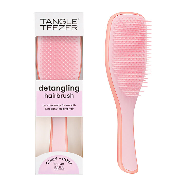 TANGLE TEEZER The Ultimate Detangler Naturally Curly Mango Pink Расческа Великобритания 1 шт