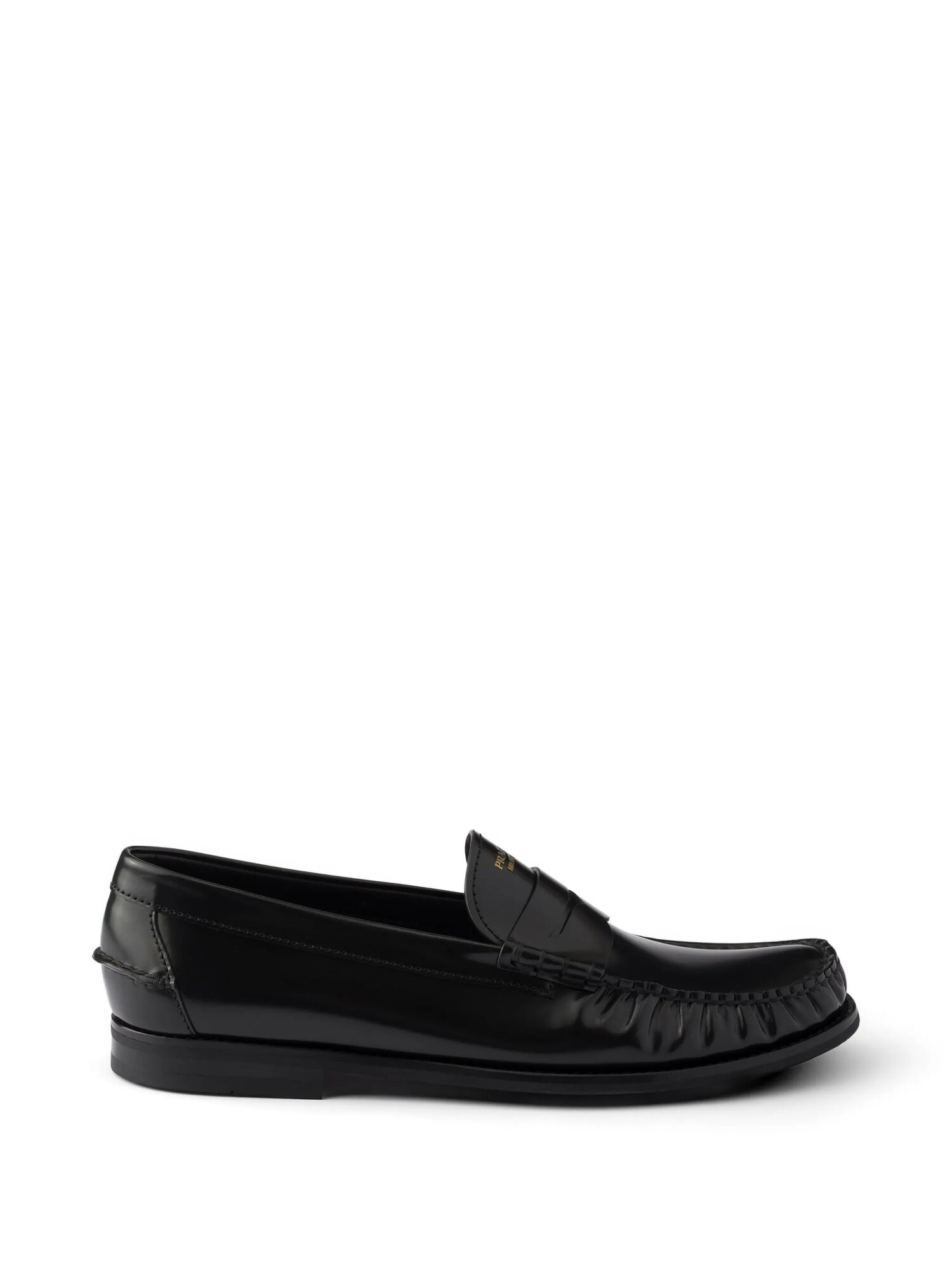 Лоферы Brushed leather loafers