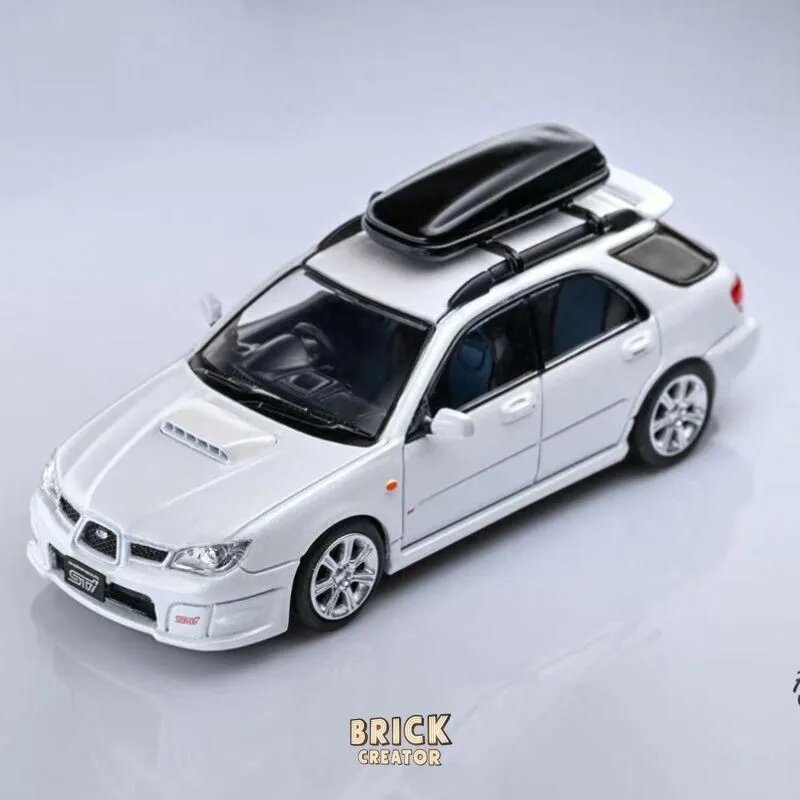 Миниатюрная модель автомобиля из литого металла Субару Импреса WRX STi модель автомобиля Игрушки 1:64 Subaru Impress WRX STi