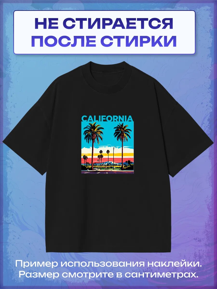 Термонаклейка California — фото 1