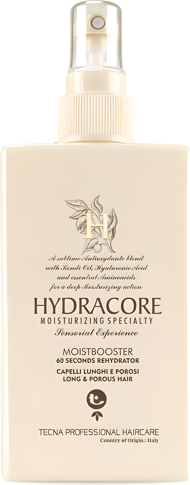 Tecna Professional Hair Care Увлажняющий спрей с гиалуроновой кислотой Hydracore Hydracore Moistbooster 15ml