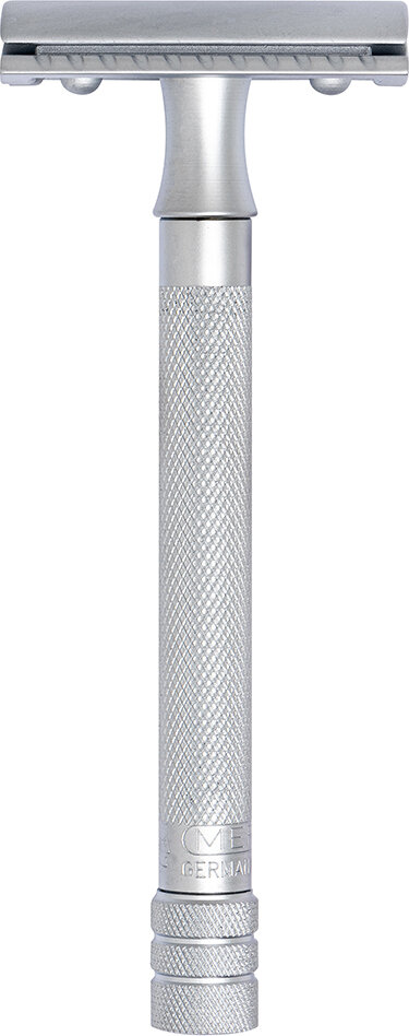 MERKUR Solingen Cтанок Т-образный для бритья 22C, матовое хромированное покрытие T-Shaped Shaving 22C Chrome 250ml