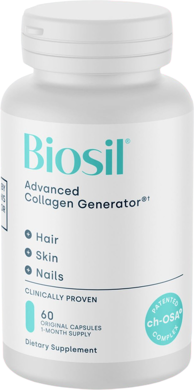 BioSil Активатор коллагена холин, кремний в твердых капсулах BioSil Collagen Generator Vegan Capsules 60 Caps 500ml