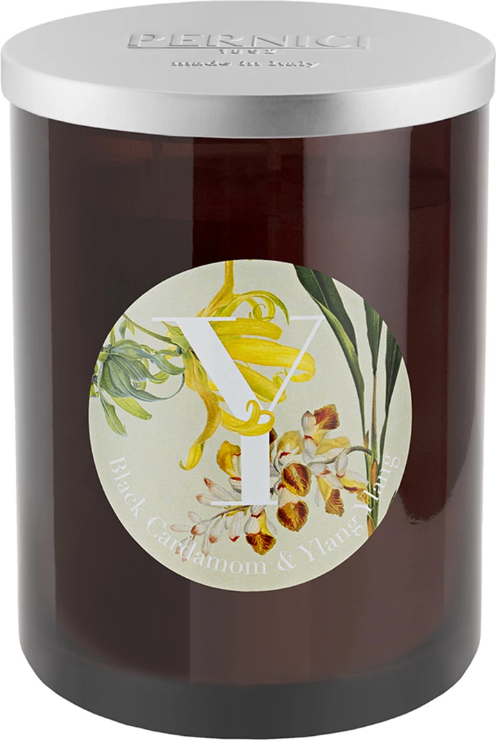 Pernici Свеча ароматическая Elementi "Черный кардамон и иланг-иланг" 900 г Elementi Black Cardamom & Ylang Ylang 900 1 шт.