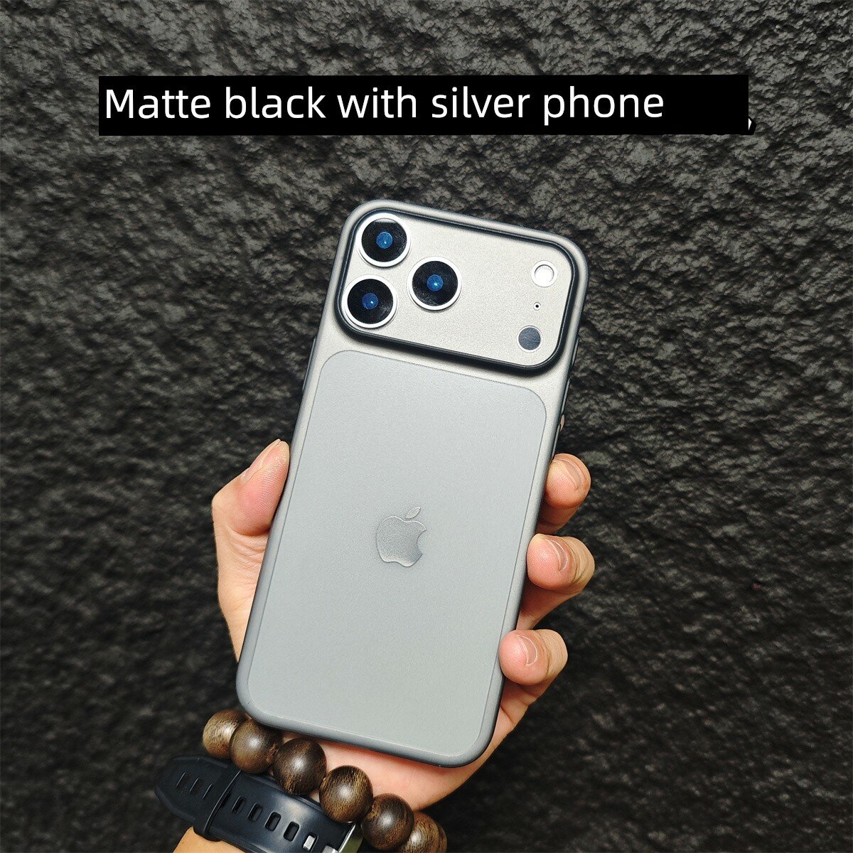 Чехол для iPhone Air из матового прозрачного черного ПП, ультратонкий, не желтеет и охлаждает