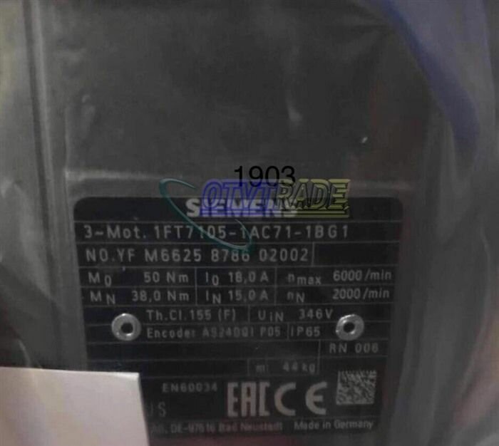 Модуль Siemens Servo Motor 1FT7105-1AC71-1BG1 1FT7 105-1AC71-1BG1