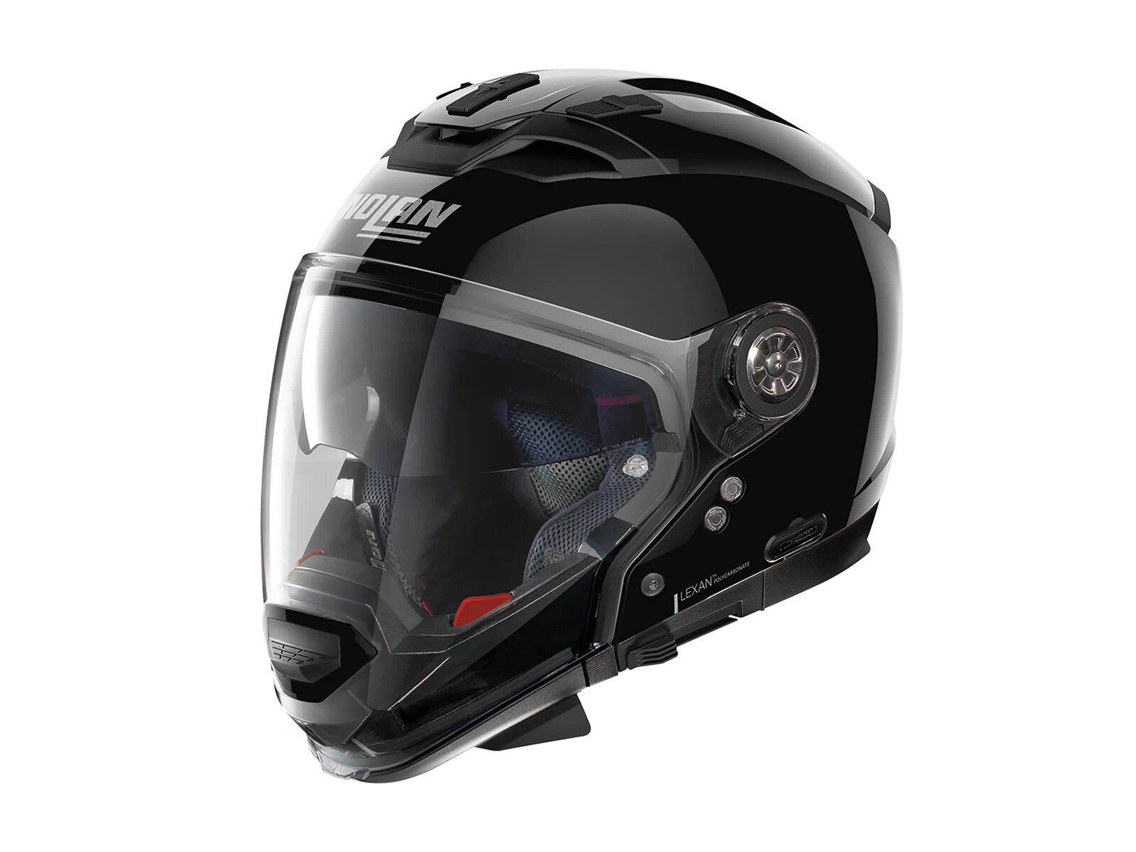 Мотошлем NOLAN N70-2 GT (06) Classic N-Com, 003, Glossy Black, черный, M